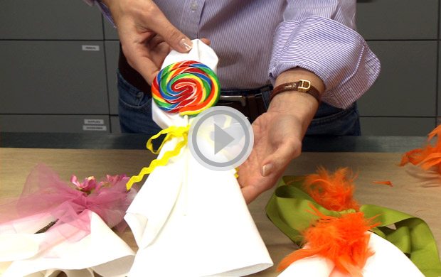 Creative napkin decorations-Everyday Dishes & DIY