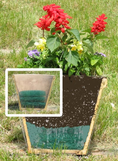 Better Than Rocks simple container gardening for plants
