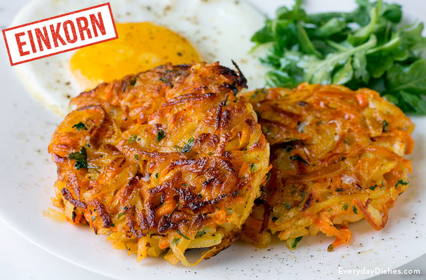 Einkorn Veggie Potato Patties Recipe