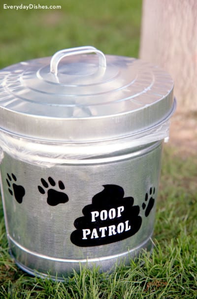 Simple DIY Poop Patrol Waste Bucket – Everyday Dishes