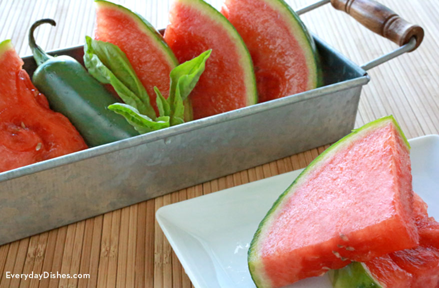 Tequila-Soaked Watermelon Wedges Recipe