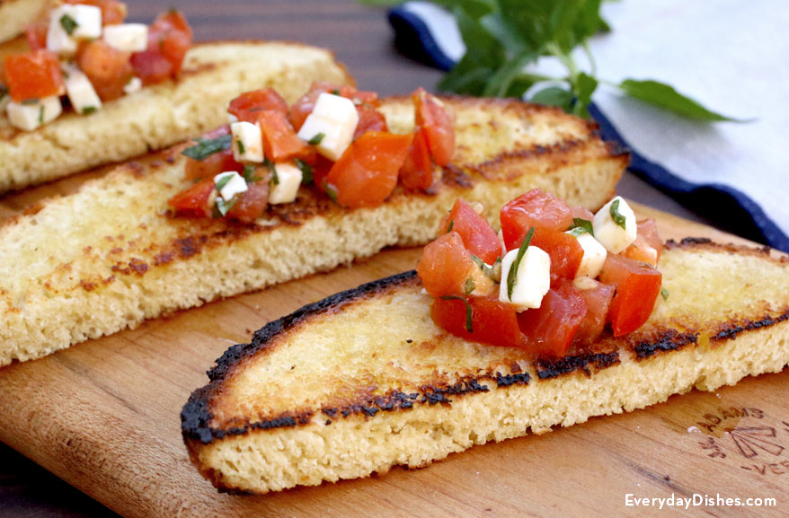 Quick and Easy Tomato Basil Bruschetta Recipe