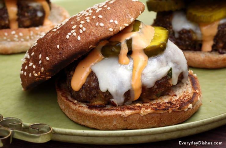 Quick and Easy Southwest Salsa Burger Recipe Video