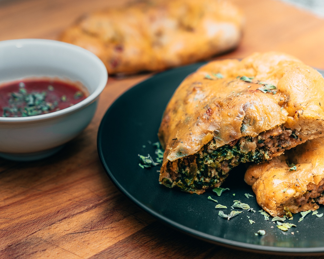 Sausage and Spinach Calzones – Everyday Dishes