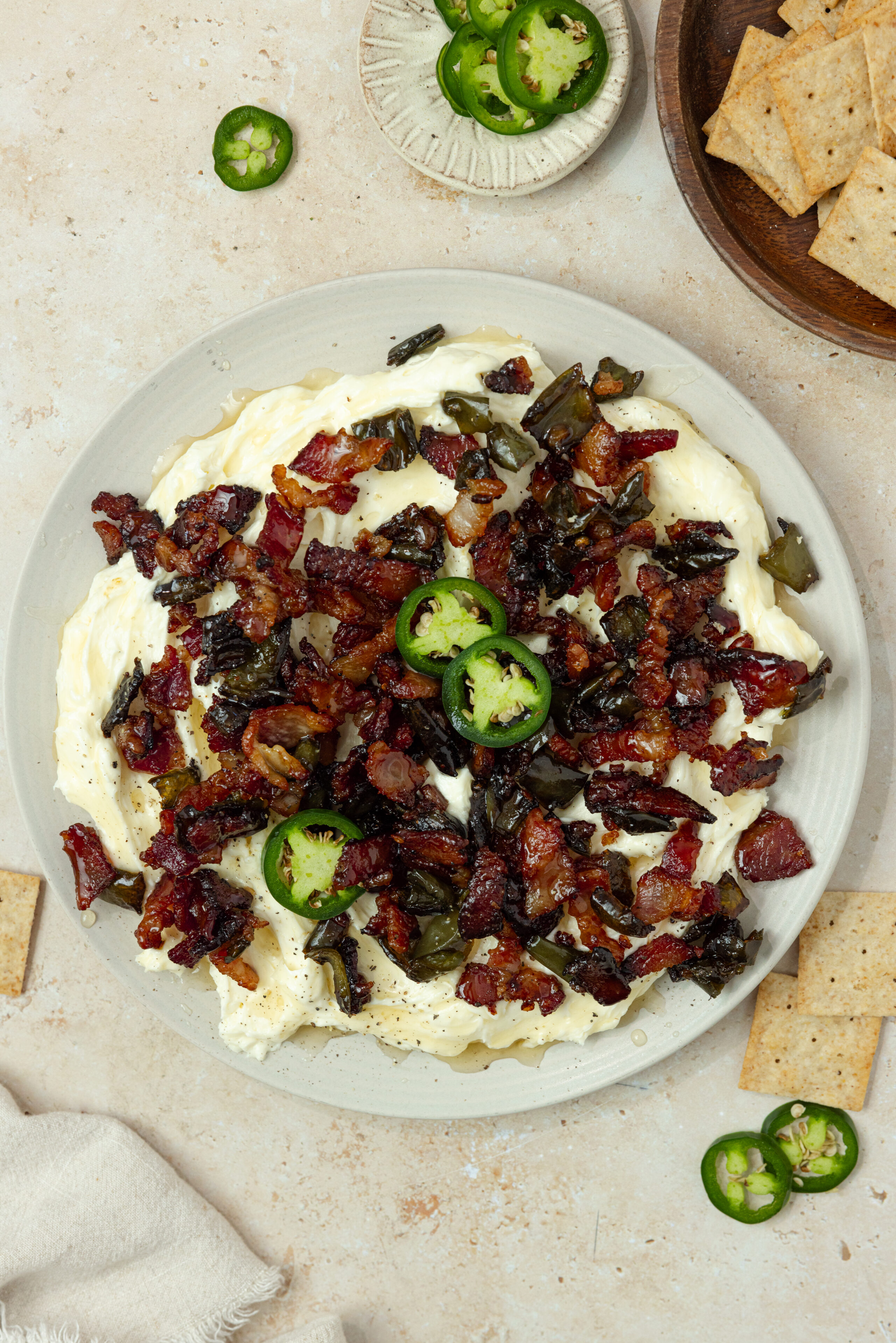 Candied Jalapeño Popper Dip - Everyday Dishes