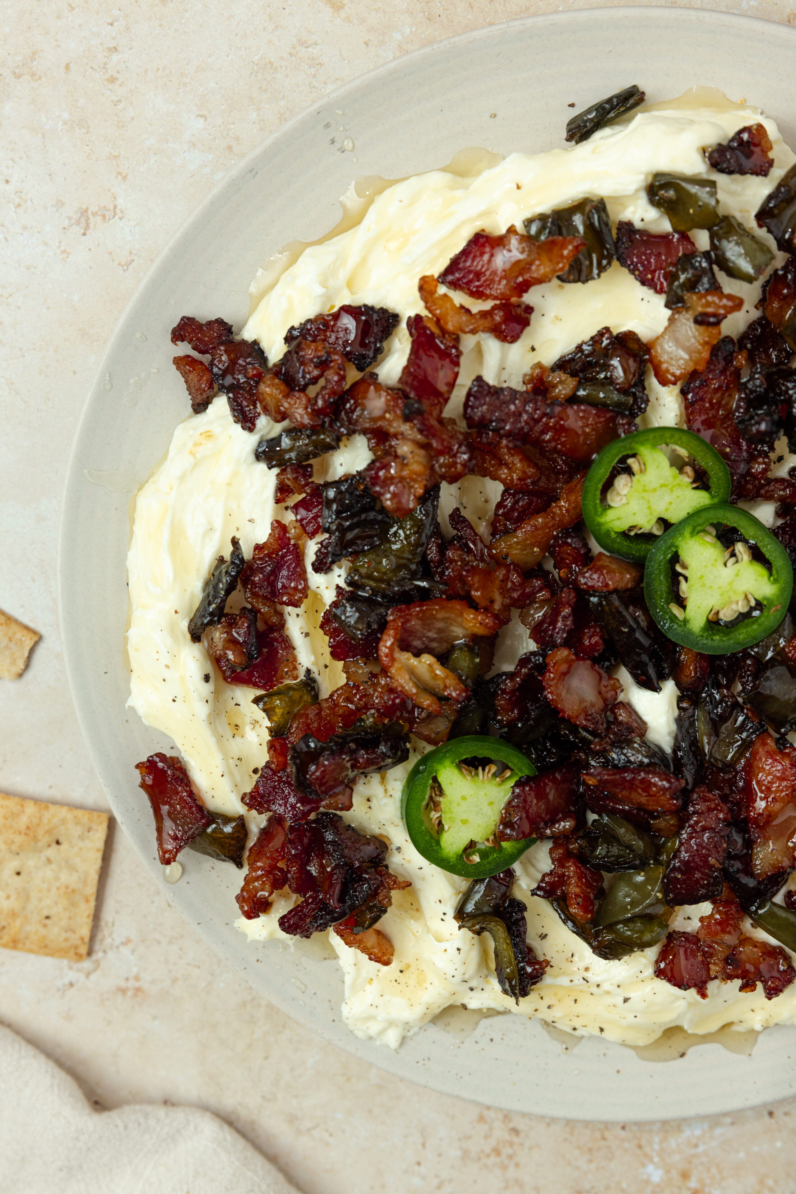 Candied Jalapeño Popper Dip - Everyday Dishes