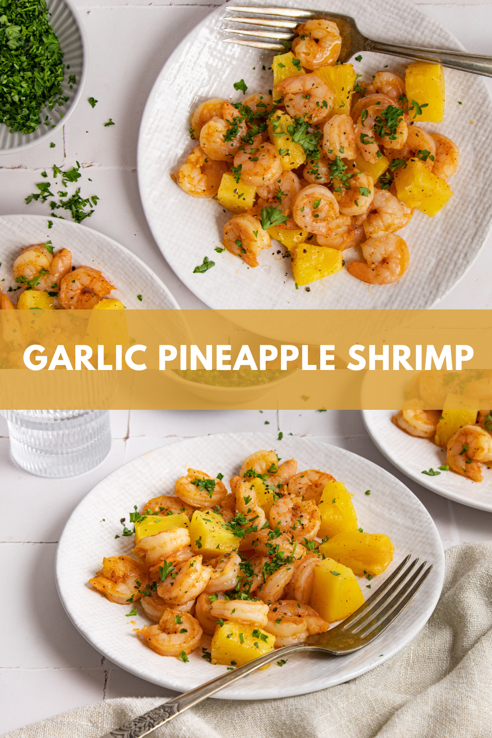 15-Minute Garlic Butter Shrimp with Pineapple