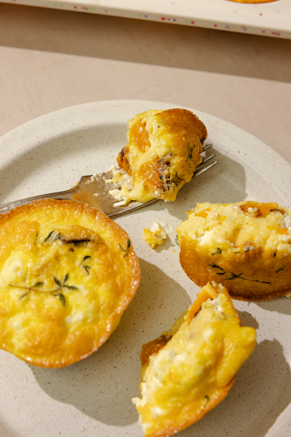 Goat Cheese and Butternut Squash Egg Bites - Everyday Dishes